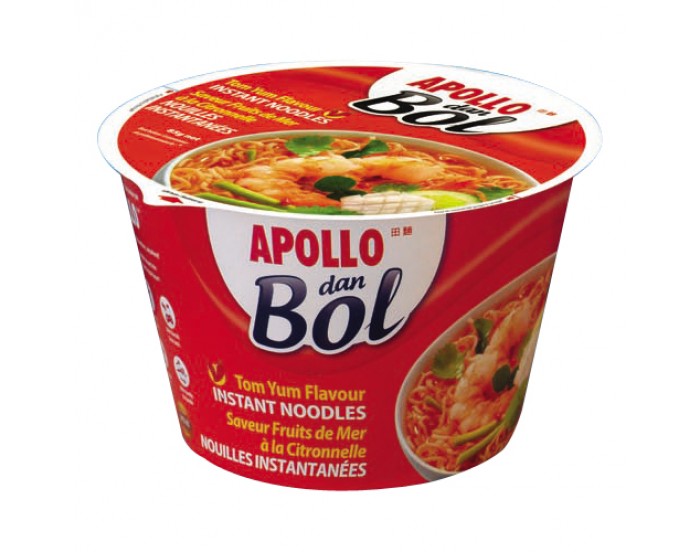 Apollo, Bol, Noodles, tomyum, Cup Noodles