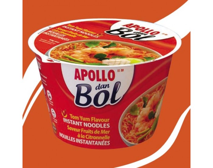 Apollo, Bol, Noodles, tomyum, Cup Noodles