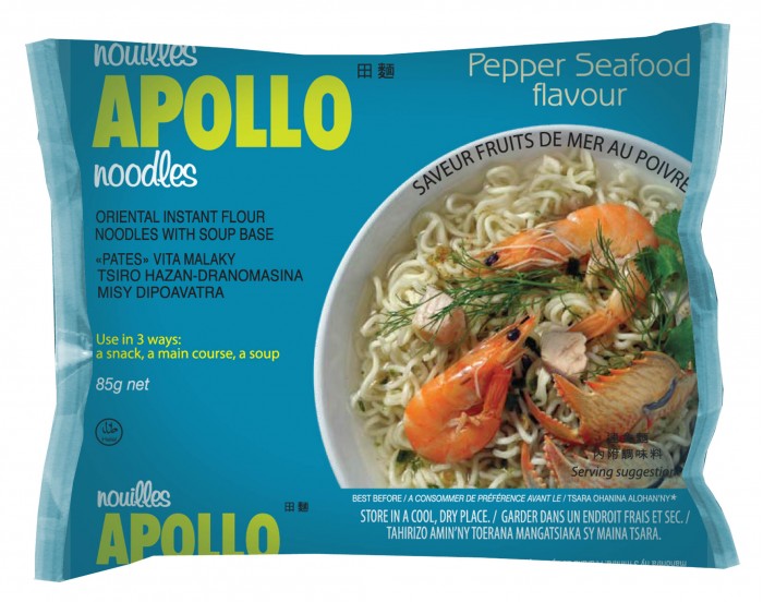 Apollo, Seafood, Pepper, Pack Noodles